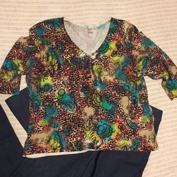 Peter Nygard | Sweaters | Multicolor Sweater | Poshmark